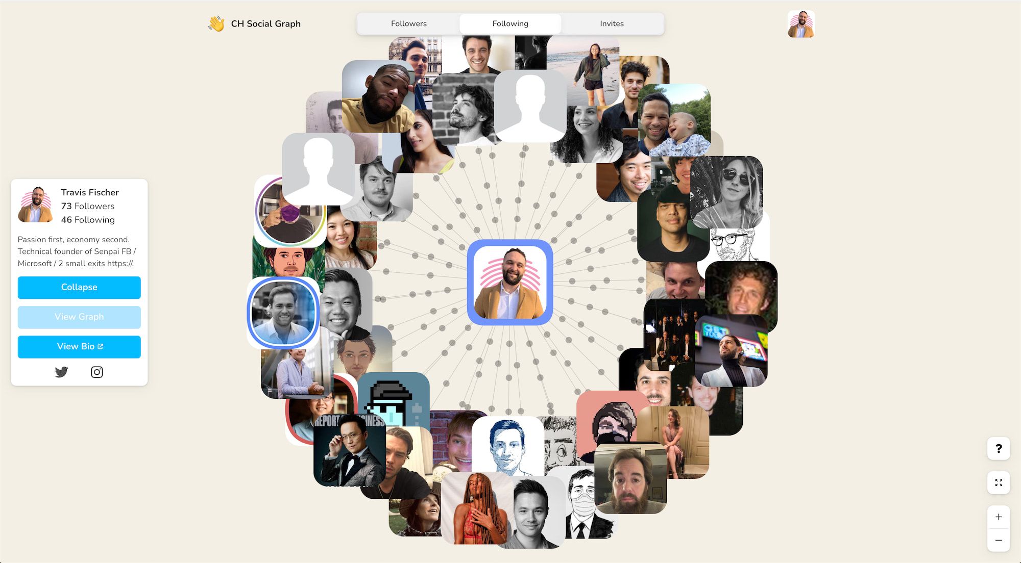 🏠 Clubhouse Social Graph | Ahmed Tokyo